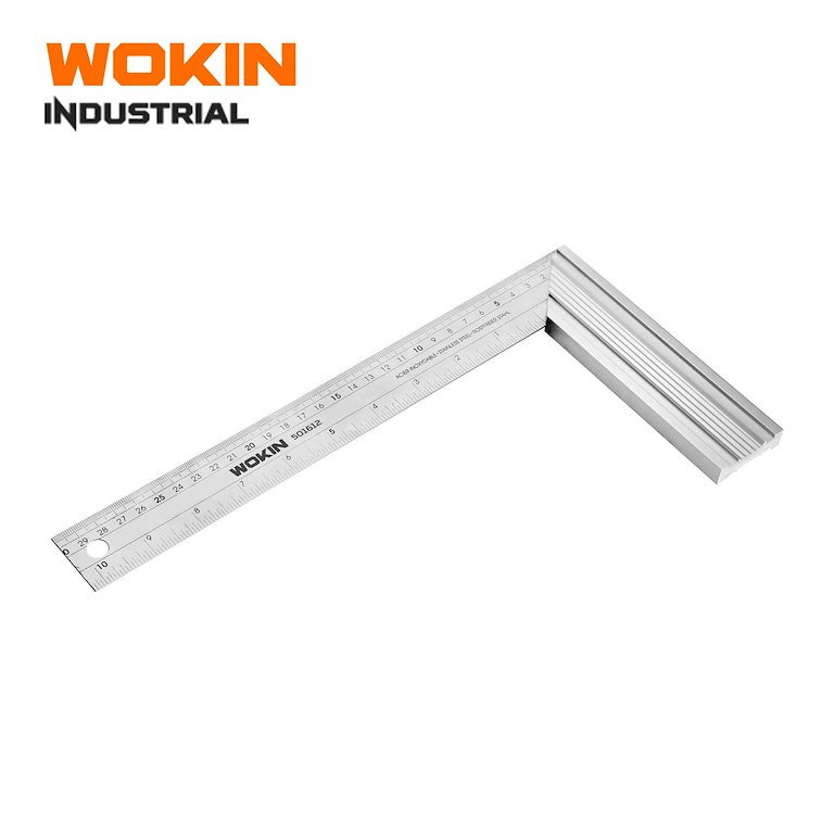 Wokin aluminijumski čelični ugaoni kvadrat (industrijski) - 300mm, 12″