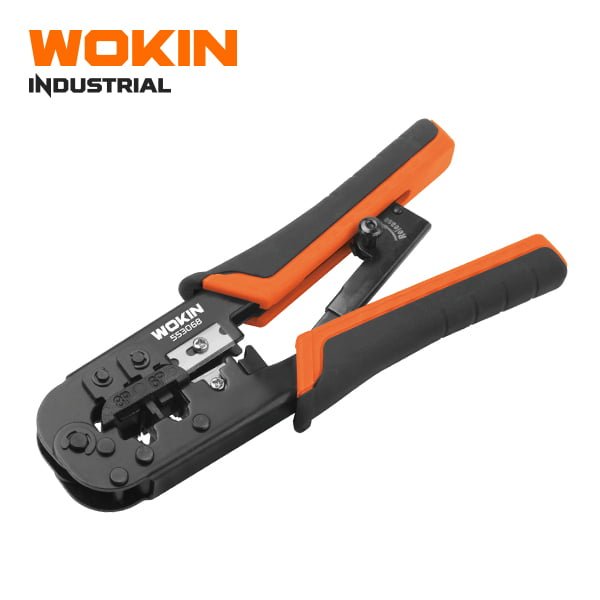 Wokin Klešta za modularno krimpovanje sa zupčastim mehanizmom (industrijska) - 185mm, 7.3″