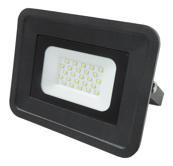 Commel LED reflektor 20W crni IP65 1700lm 6500K