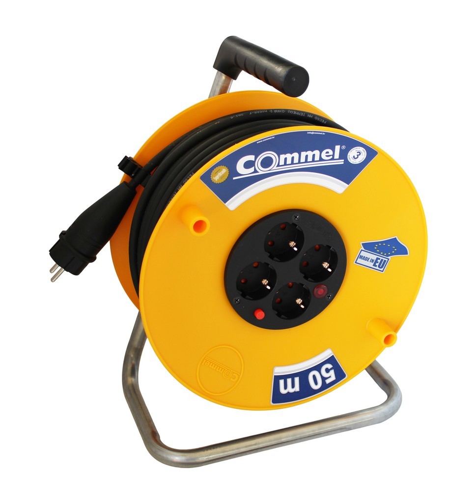 Commel motalica H05RR-F 3x2.5 40m 4gIP44 PVC