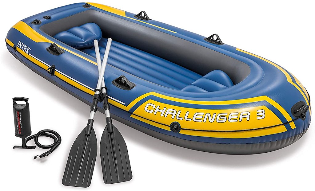 Camac za vodu - Challenger 3 Boat Set Intex