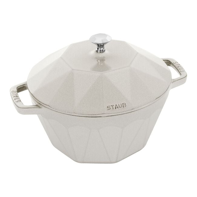 STAUB COCOTTE 22 DIAMOND WHITE TRUFFLE