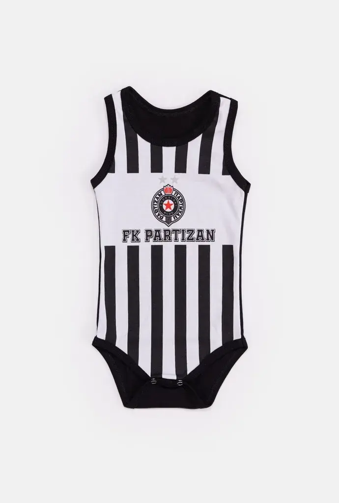Partizan-Stefan Bodi atlet za bebe Partizan, Crno-beli