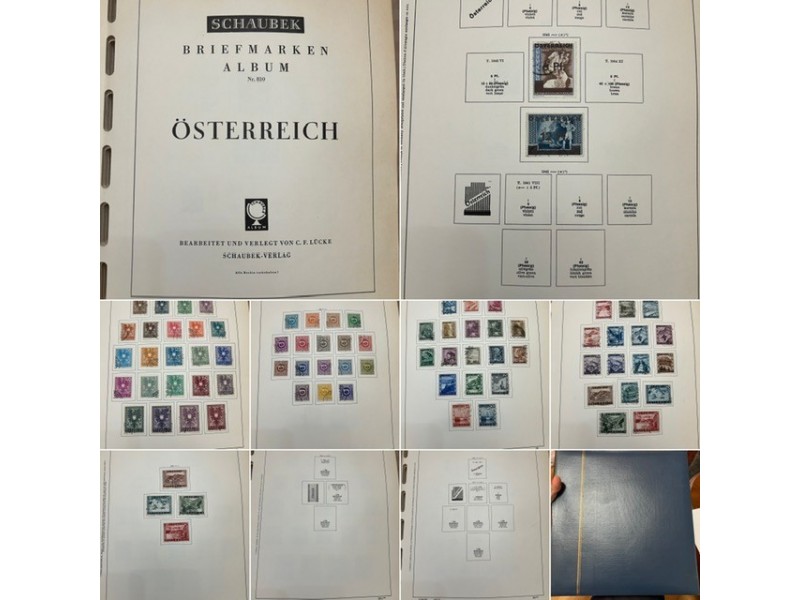 ⭐⭐ SCHAUBEK AUSTRIJA 1945-2000 VRHUNSKI ALBUM 99% ⭐⭐