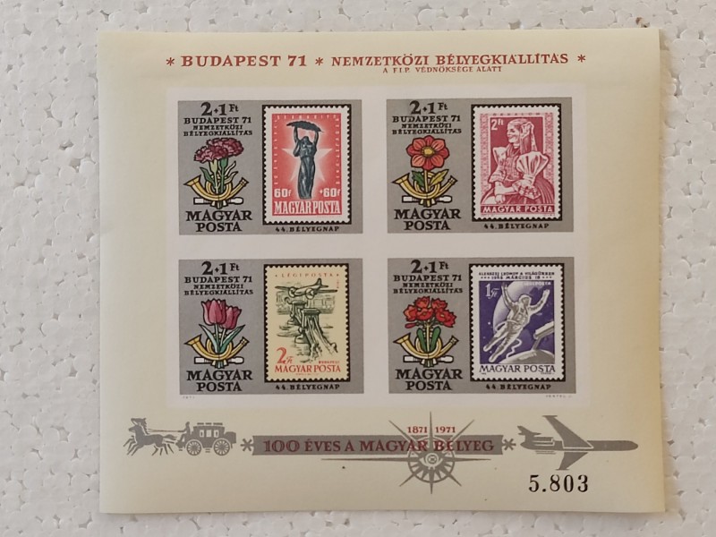 BLOK HUNGARY NEZUPČAN.