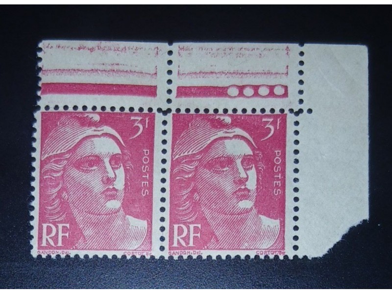 Marke stare Francuske dvojac MNH ** rand