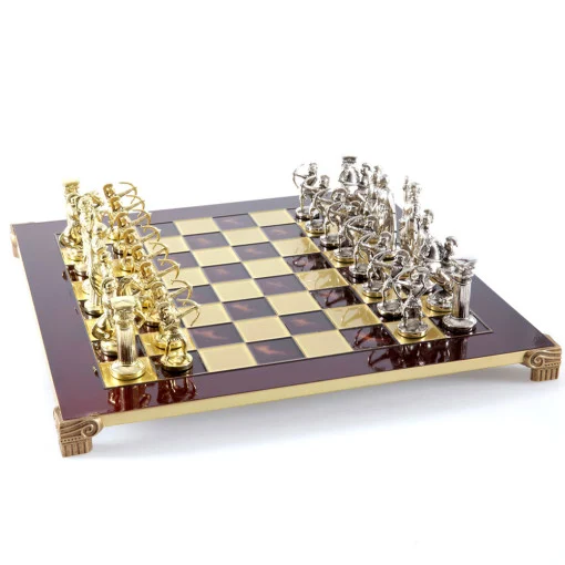 Šah Grčki Strelci XL - Bordo 44cm