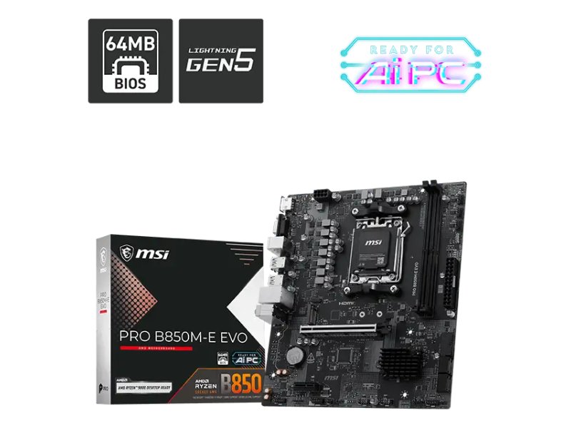 MSI PRO B850M-E EVO