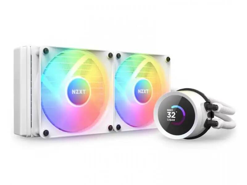 NZXT KRAKEN 240 RGB VODENO HLAĐENJE BELO (RL-KR240-W1)