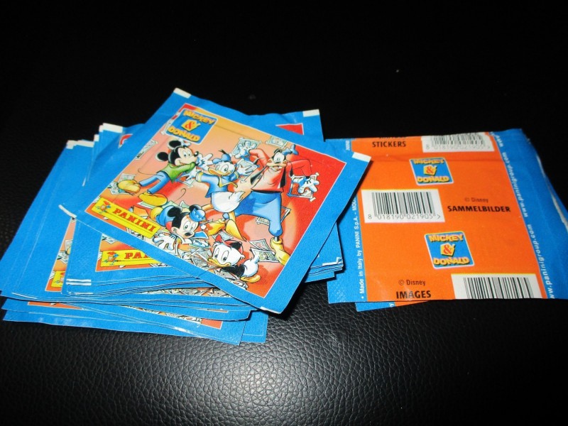 50 punih kesica Mickey Donald Miki i Paja Panini