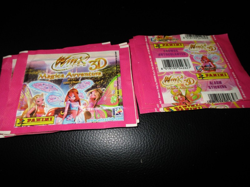 21 punih kesica Winx 3D Panini