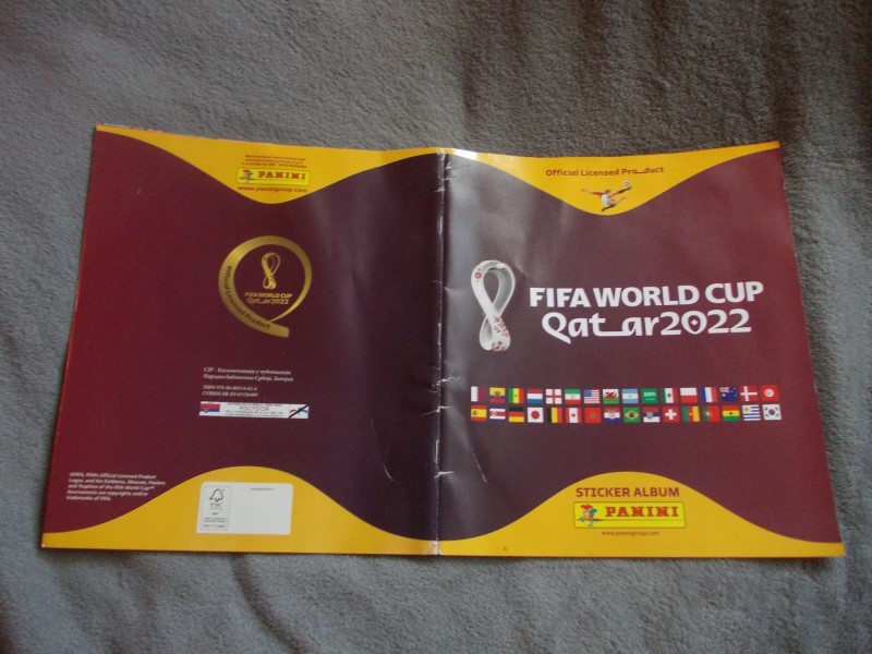 Prazan album FIFA WORLD CUP CATAR 2022