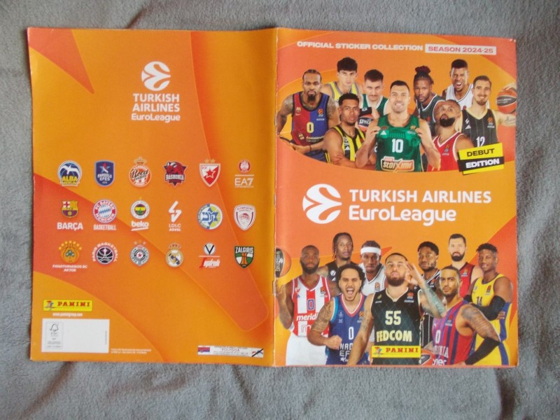 Prazan album - TURKISH AIRLINES EUROLEAGUE season 2024-