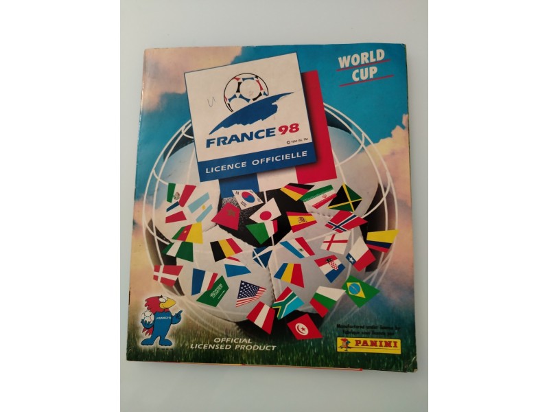 ALBUM FRANCUSKA 98, PANINI,
