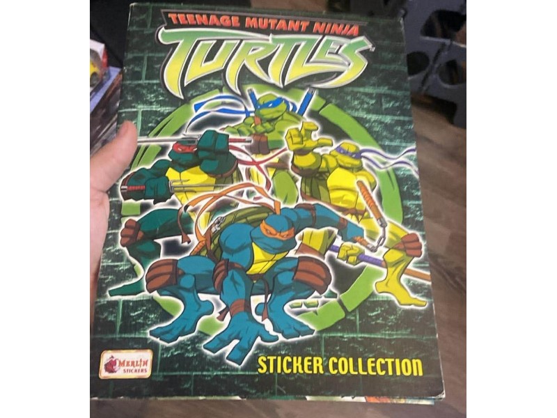 TMNT Nindza kornjace prazan album i 221 razlicita slici