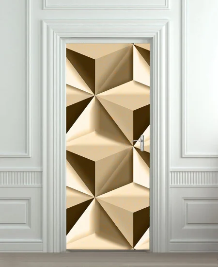 Nalepnica za vrata 3d oblici 6206