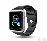 Smart Watch A1 , smart sat telefon Crni-Pametan sat