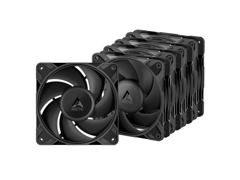 ARCTIC P12 PRO PST LN 120MM 5 PACK SET VENTILATORA BLACK ACFAN00350A