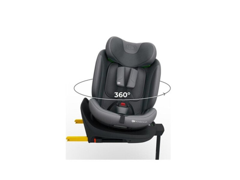 KINDERKRAFT AUTO SEDISTE I-360 2 PLUS I SIZE 40-150CM GREY