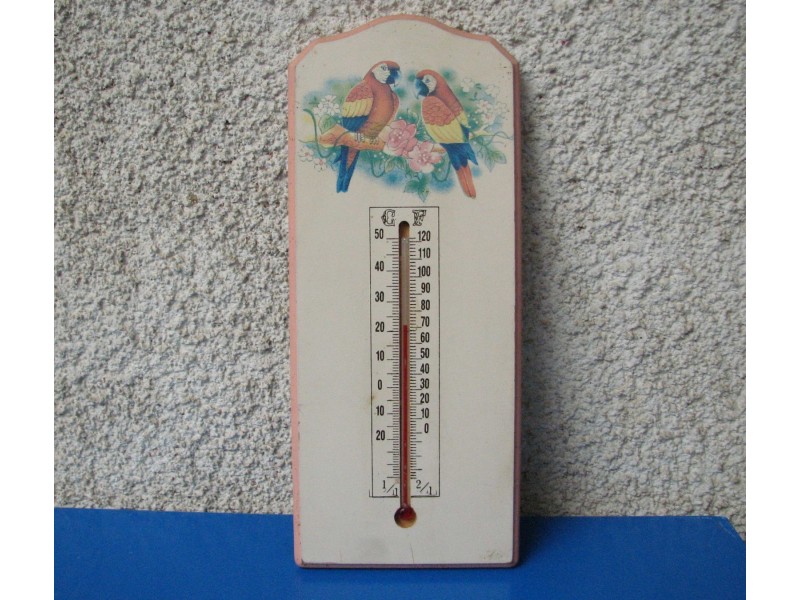 Drveni termometar 24cm
