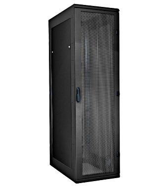 19"Samost.SERVER 42U/1970x800x800 (VxŠxD),1800kg,IP20,crni
crni, perforirana prednja (1-krilna)/zadnja (2-krilna) vrata