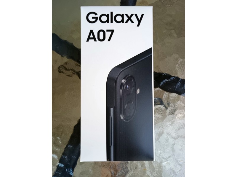 Samsung Galaxy A07 6-128 gb NOVO
