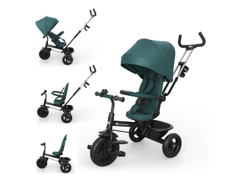 KINDERKRAFT TRICIKL ASTON 2 PLUS GREEN
