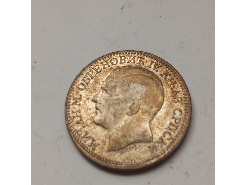 Srebrnjak 2 dinara 1879godina