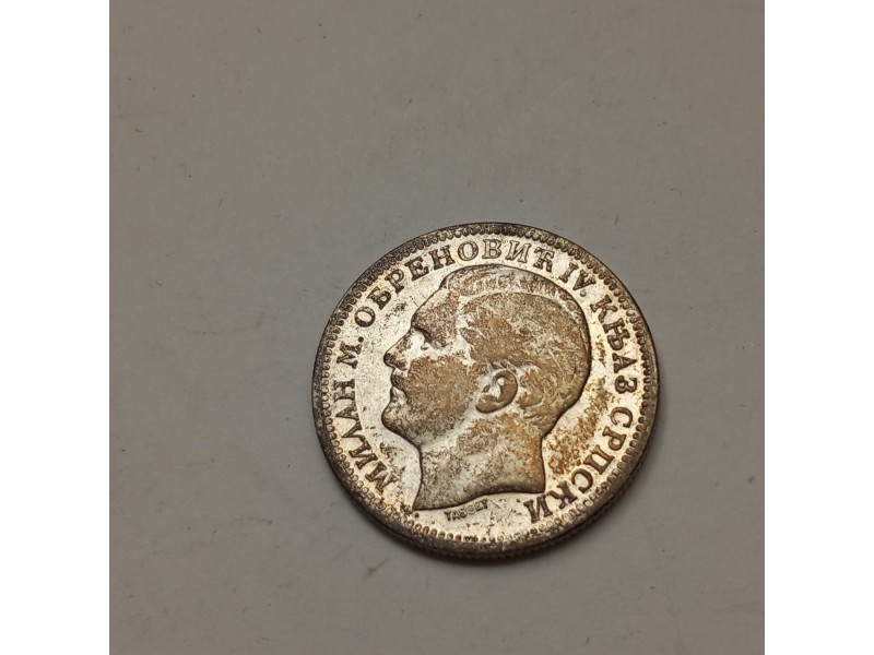 Srebrnjak 1 dinar 1879godina