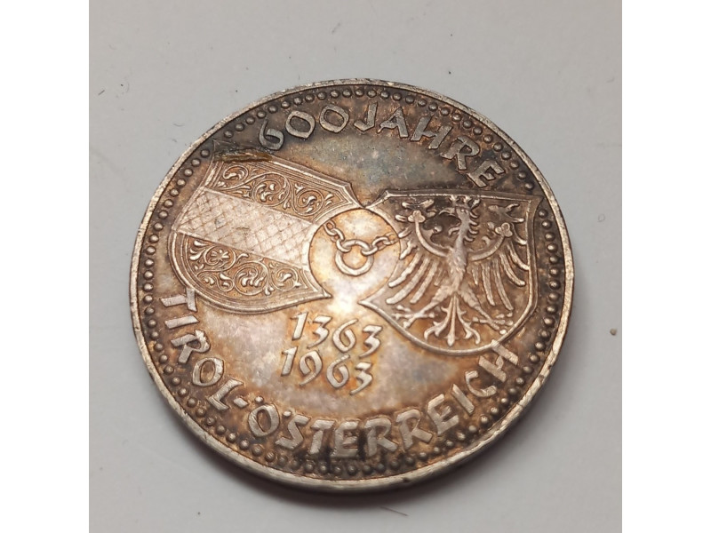 Srebrnjak 50 šilinga 1963godina Austrija