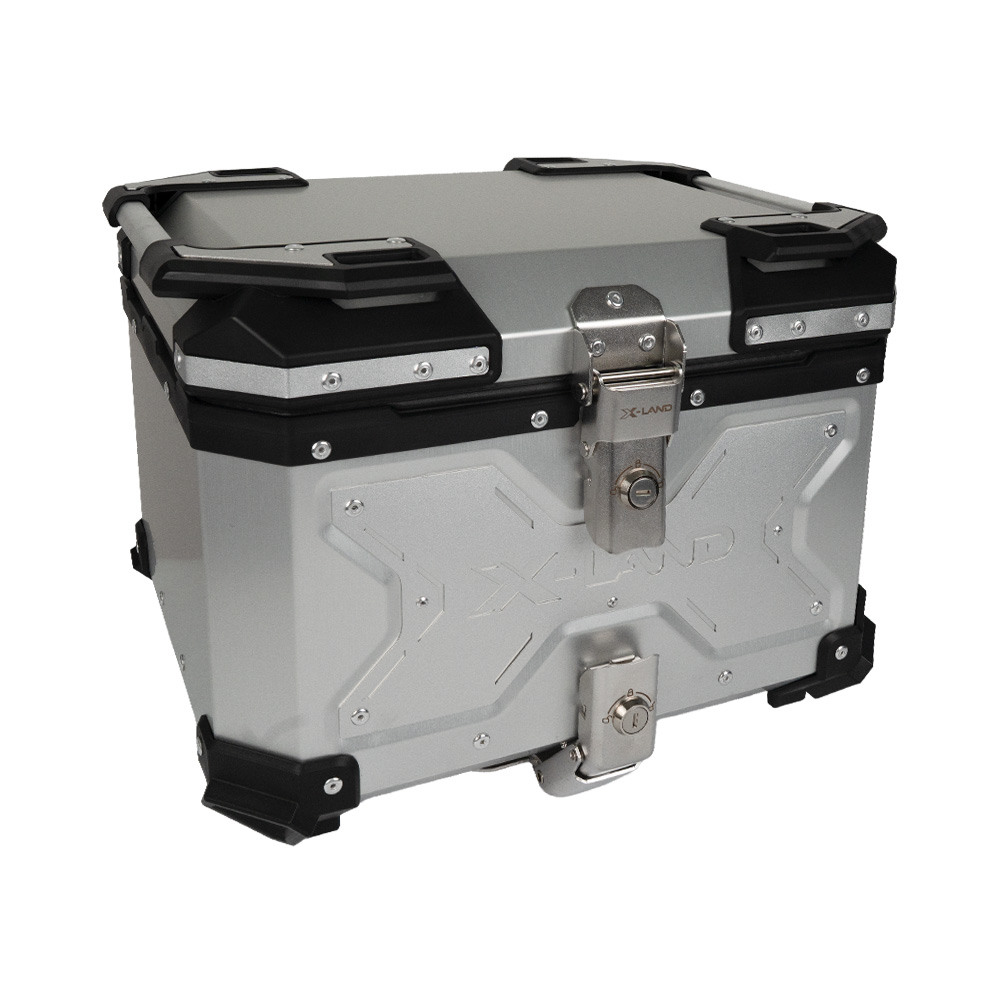 Centralni kofer za motor X-LAND Aluminijumski sivi 45L Y-MODEL