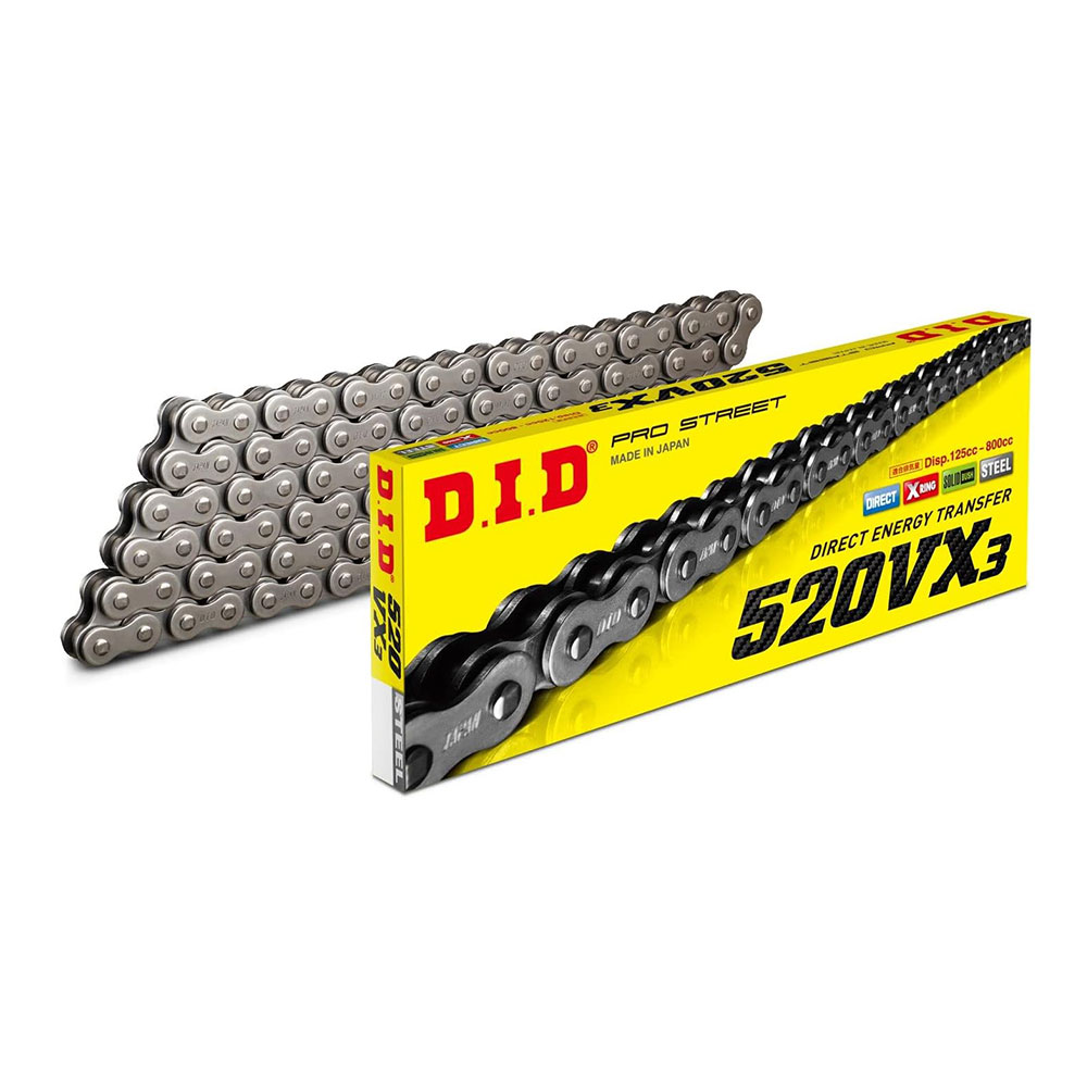 DID 520VX3 Lanac 120 linkova Pro-street X-Ring