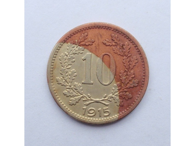 Austria 10 helera 1915