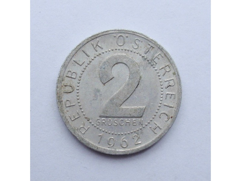 Austria 2 groša 1962