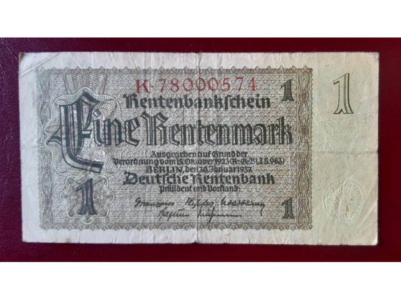 1 rentenmark 1937