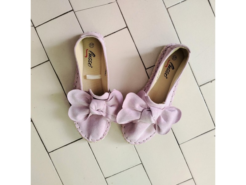 Preslatke espadrile sa masnama! Roze - lila! NOVO!