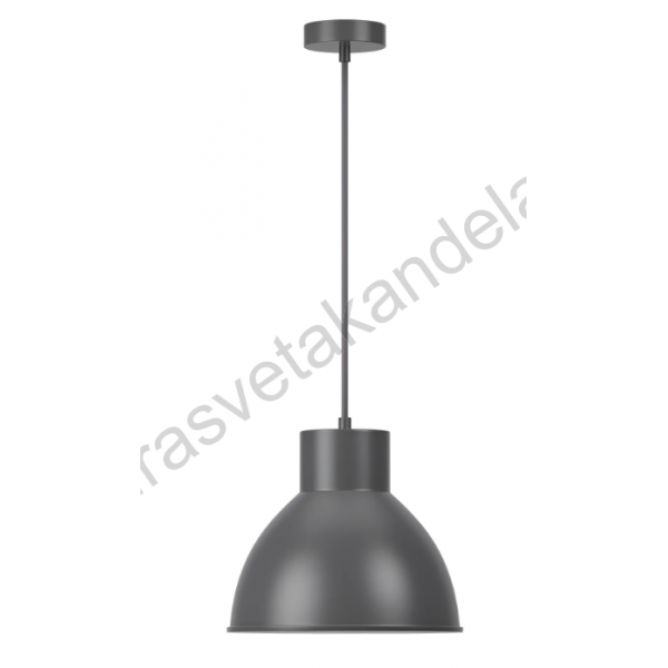 Visilica 1xE27 siva P008