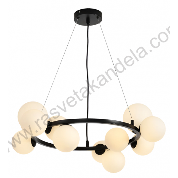 Visilica 11xG9 opal belo staklo S011