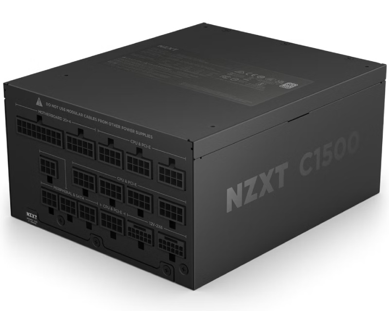 NZXT C1500 Platinum ATX 3.1 1500W Black PA-5P1BB-EU