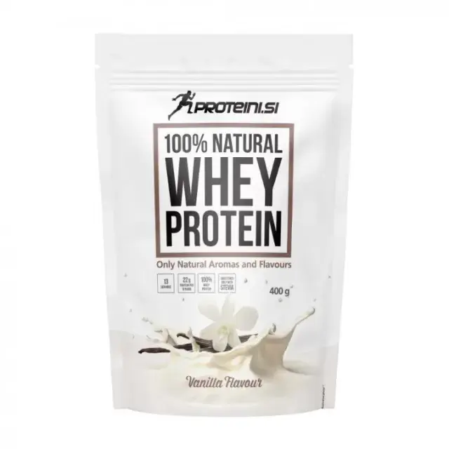 Proteini.si Natural Whey protein, Vanila, 400g