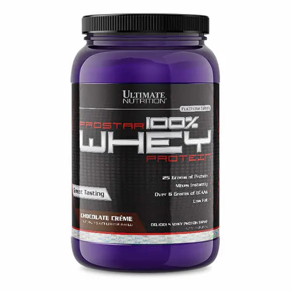 Ultimate Nutrition 100% Whey Prostar, Čokolada, 900g