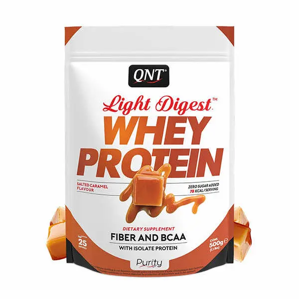Qnt Whey Protein Light Digest, Slana karamela, 500g