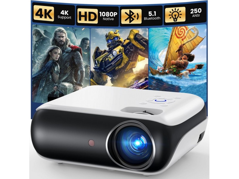 *VRHUNSKI SMART PROJEKTOR 4K, FULL HD, BLUTUT 5.1*OPIS