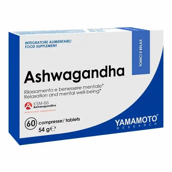 Yamamoto Ašvaganda KSM-66, 60 tableta