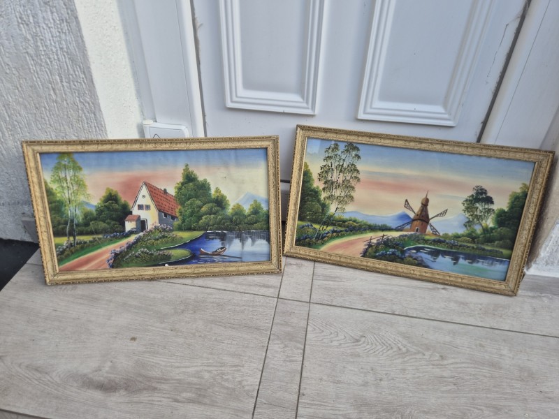 Stare retro slike - par