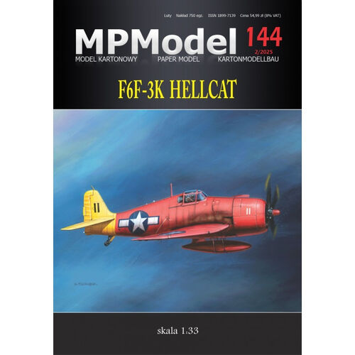 NEW! MPM Model 02-2025 Grumman F6F-3K Hellcat