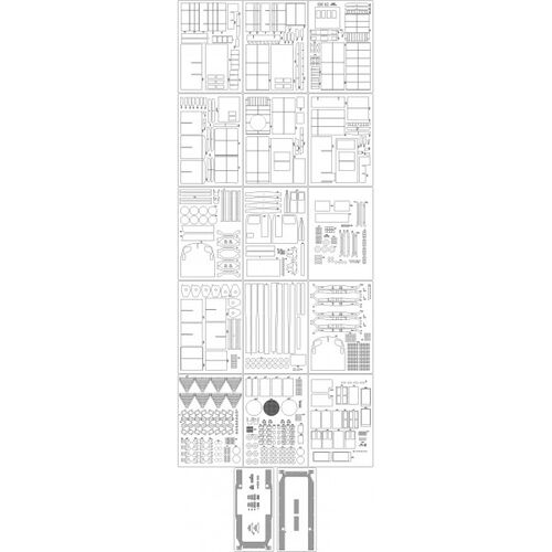 Answer ANG-11-2015-SZK02 SM 42 Locomotive - Set Of Laser Cut Elements