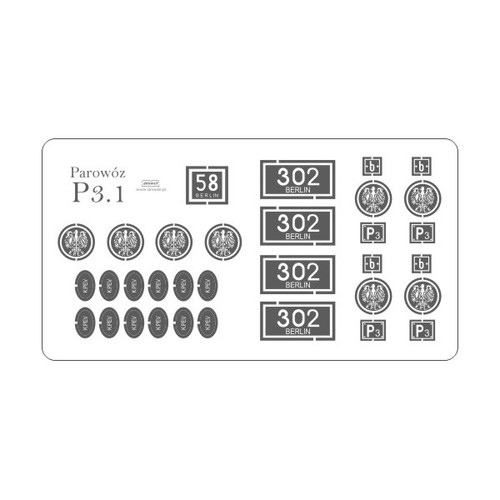Answer ANG-07-2017-SZK03 P3 Steam Locomotive - Laser Cut Plates