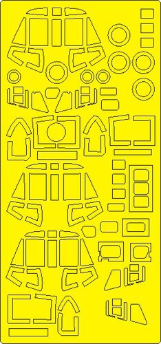 NEW! New Ware AM1408 Sikorsky CH-54 A - EXPERT Kabuki Masks (for ICM 72001 Kit)