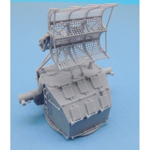 NEW! Black Cat Models 72009 Mk.37 Gun Director Early Version with Mk.4 Antenna Gun on Open Platform (1 piece / 3D-Printed)